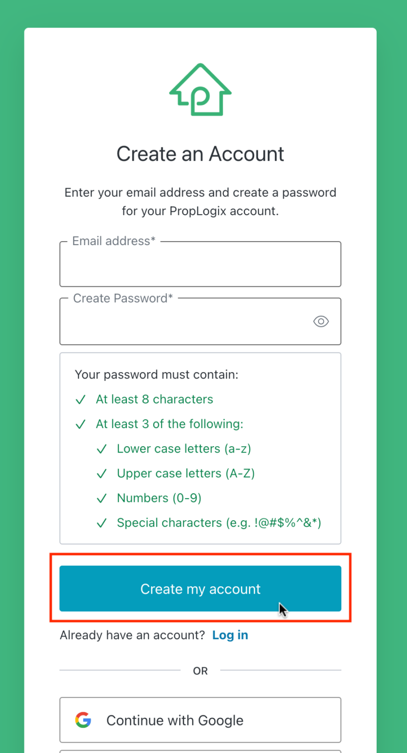 New Customers: How Do I Register a New Account? - PropLogix